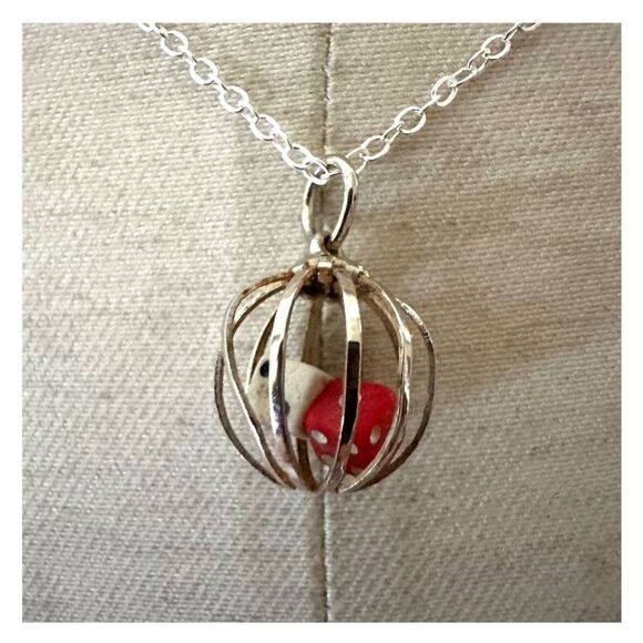 Vintage caged dice pendant necklace | Jewelry | Vintage Caged Dice ...